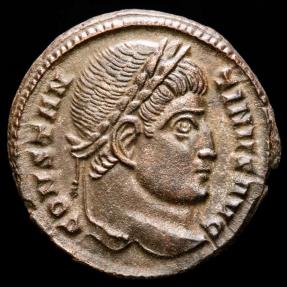 Constantine I (306-337 A.D.) Bronze follis. Ticinum. DN CONSTANTINI MAX ...