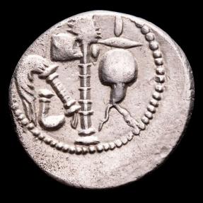 Julius Caesar. Silver denarius 49-48 B.C. Military mint. - Elephant ...