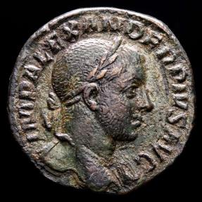 Severus Alexander (222-235 A.D.) Bronze sestertius, Rome, 231 A.D ...