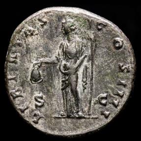 Antoninus Pius (AD 138-161.) Rome. Sestertius Æ. - LIBERTAS COS IIII ...