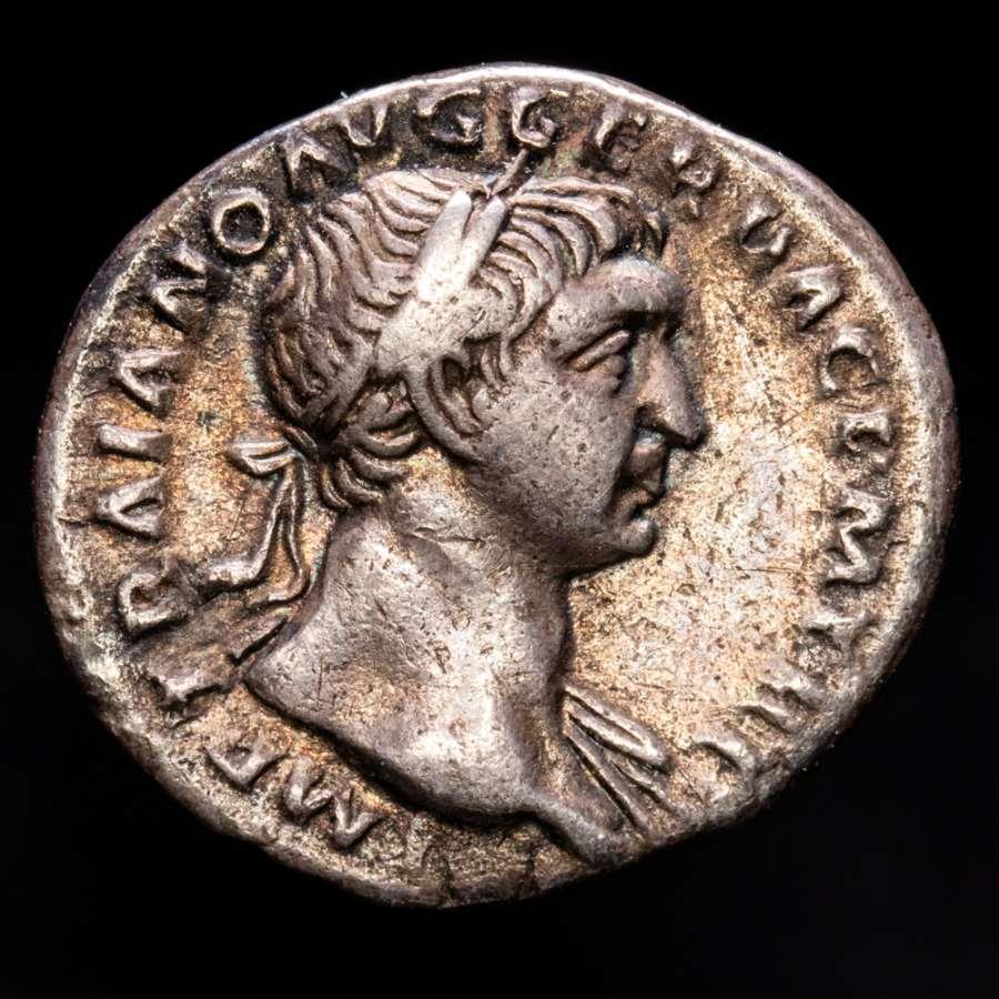 Trajan (98-117 A.d.) silver denarius, Rome 103-111 A.D. - COS V P P ...