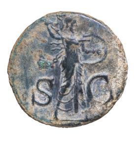 CLAUDIUS I. AD 41-54. Æ As (10.15 gr). Rome, ca. AD 41-42. | Roman ...