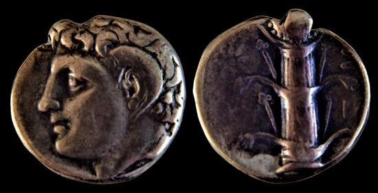 KYRENAICA, Kyrene. temp. Magas. Circa 294-275 BC. AR Didrachm (20 mm, 7 ...