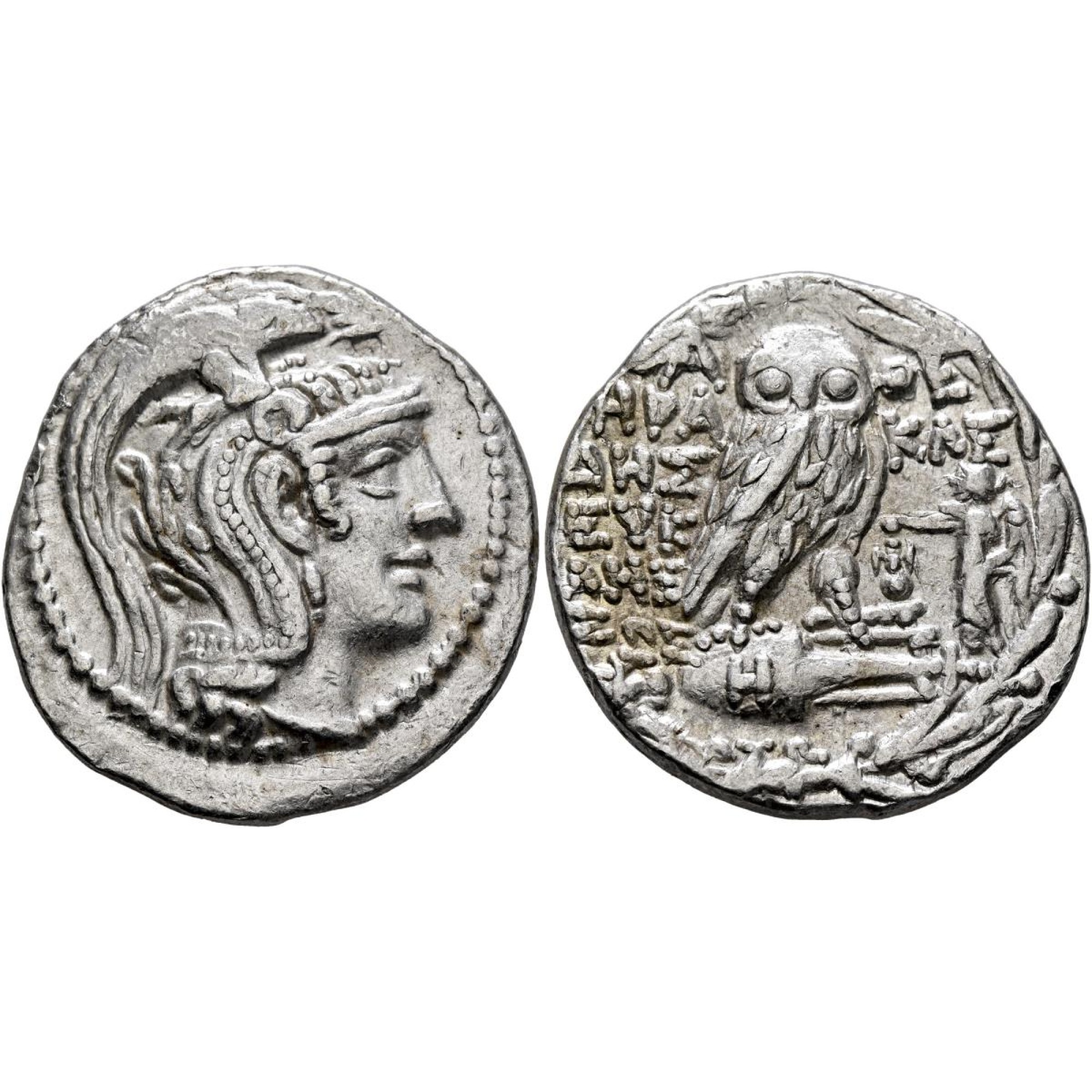 Greek coins - Tetradrachm new style Athenian Owl (JA2588) | Greek Coins
