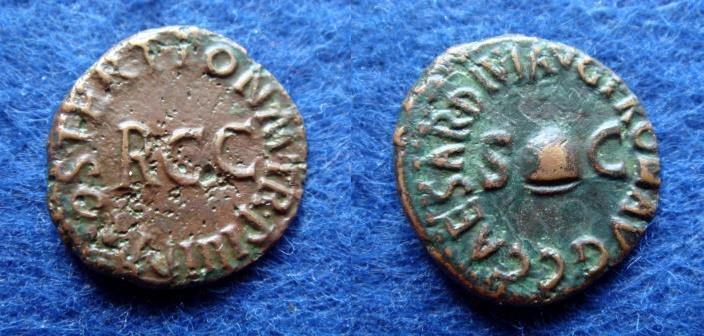 CALIGULA – QUADRANS – ROME – RCC – Near VF! | Roman Imperial Coins