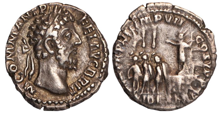 Commodus Ar. denarius | Roman Imperial Coins