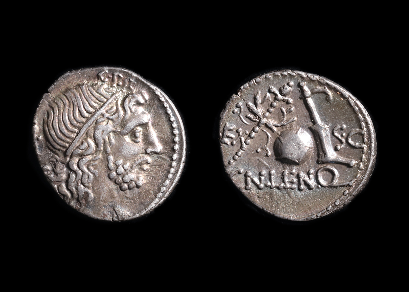 Cn. Cornelius Lentulus Marcellinus Ar Denarius, 76-75BC | Roman ...